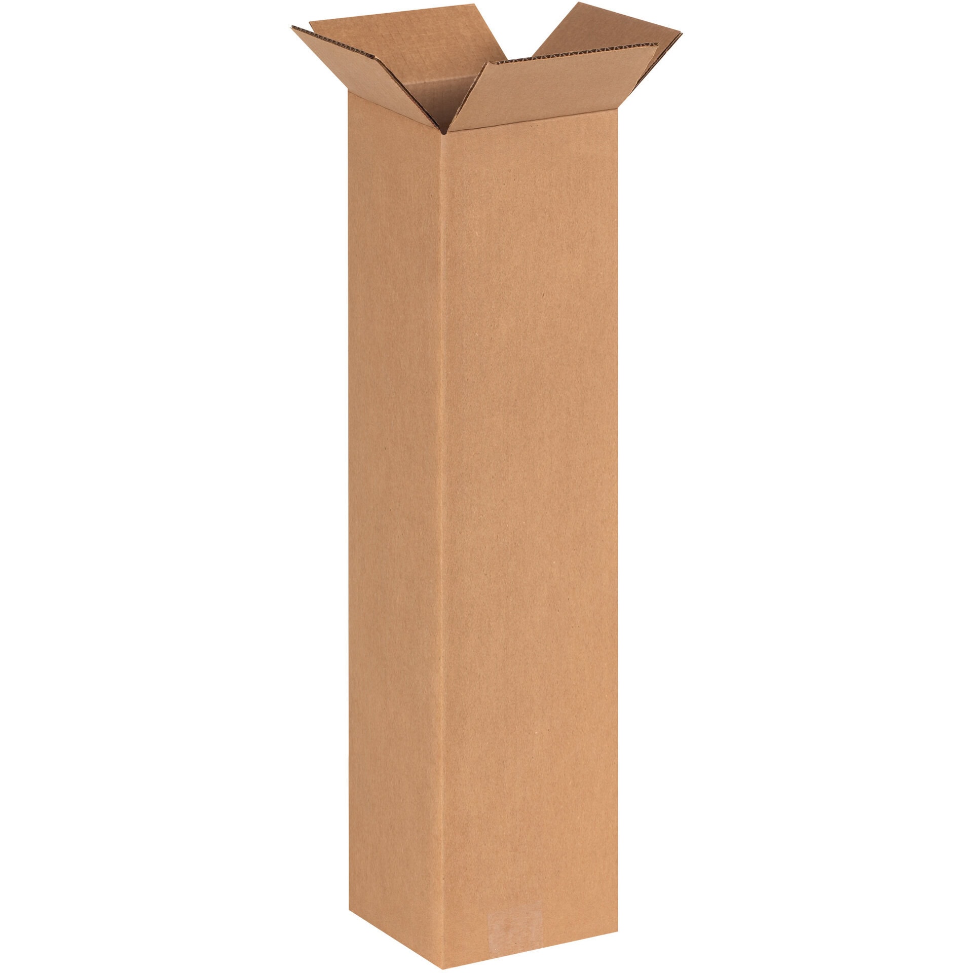 6 x 6 x 24" Tall Corrugated Boxes | Hybrid Shipping Supplies