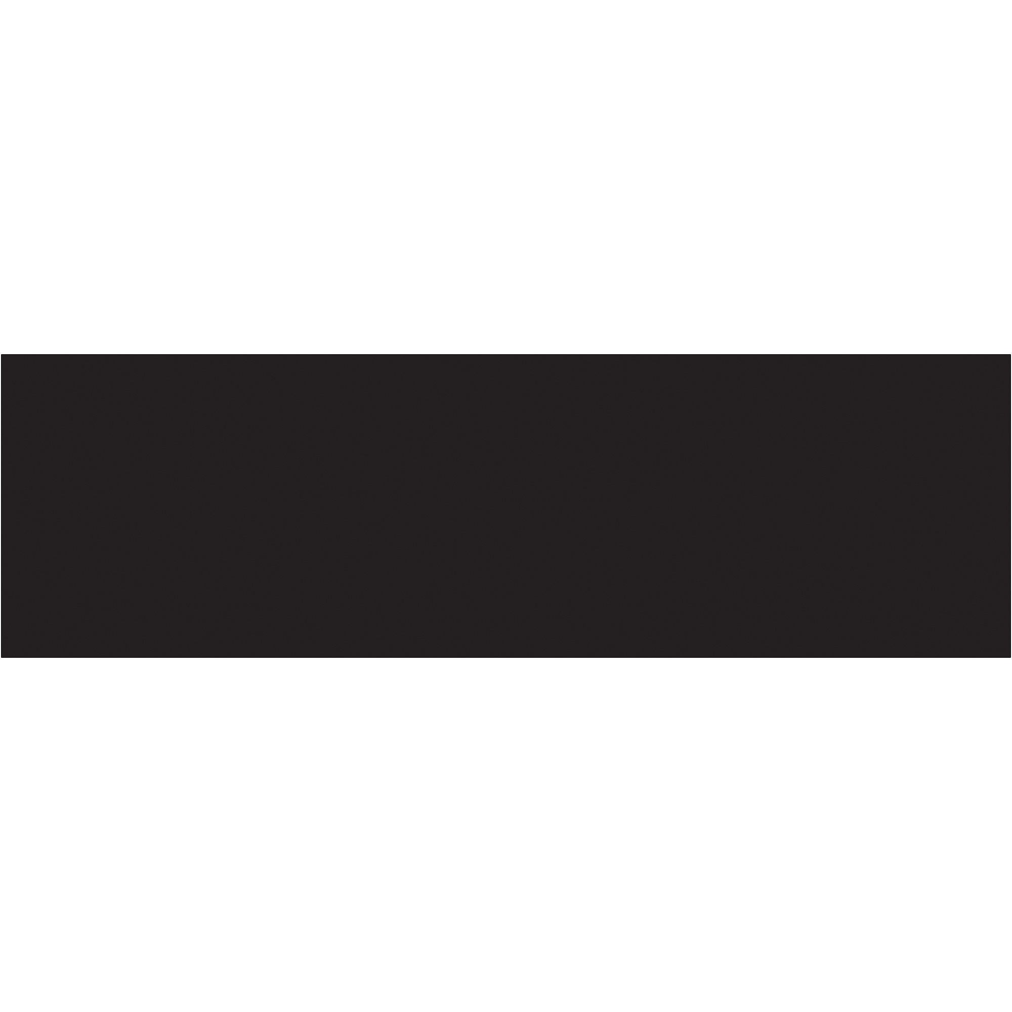 3 x 10" Black Inventory Rectangle Labels | Hybrid Shipping Supplies