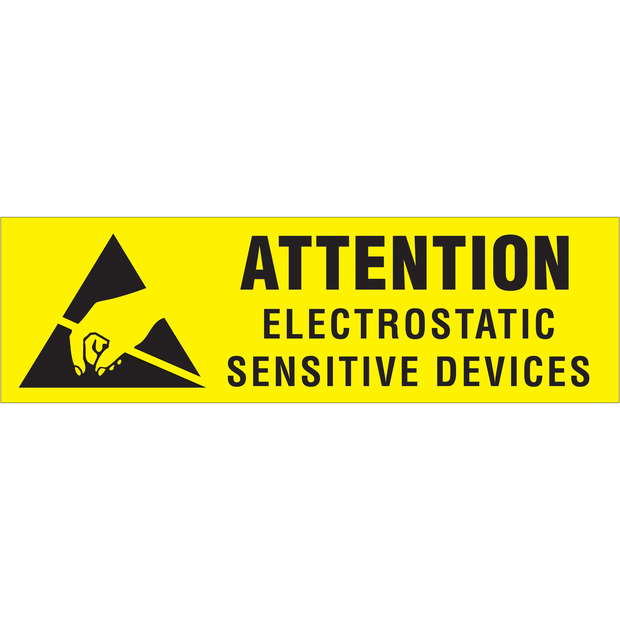 3/8 x 1 1/4" - "Electrostatic Sensitive Devices" Labels | Hybrid ...